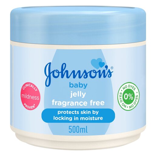 Johnson's Baby Jelly Fragrance Free 500ml 7142401 Age- Newborn & Above ...