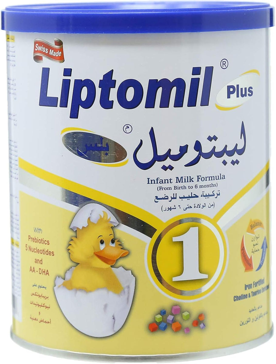 Liptomil Plus 1 Infant Milk Formula 400 g Age- Newborn to 6 Months ...
