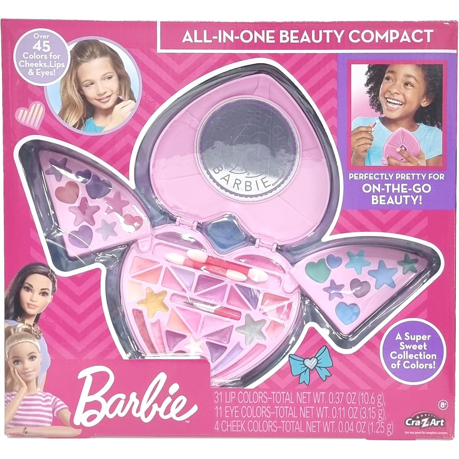 Mattel Barbie All in One Beauty Compact Multicolor Age-8 Years & Above ...