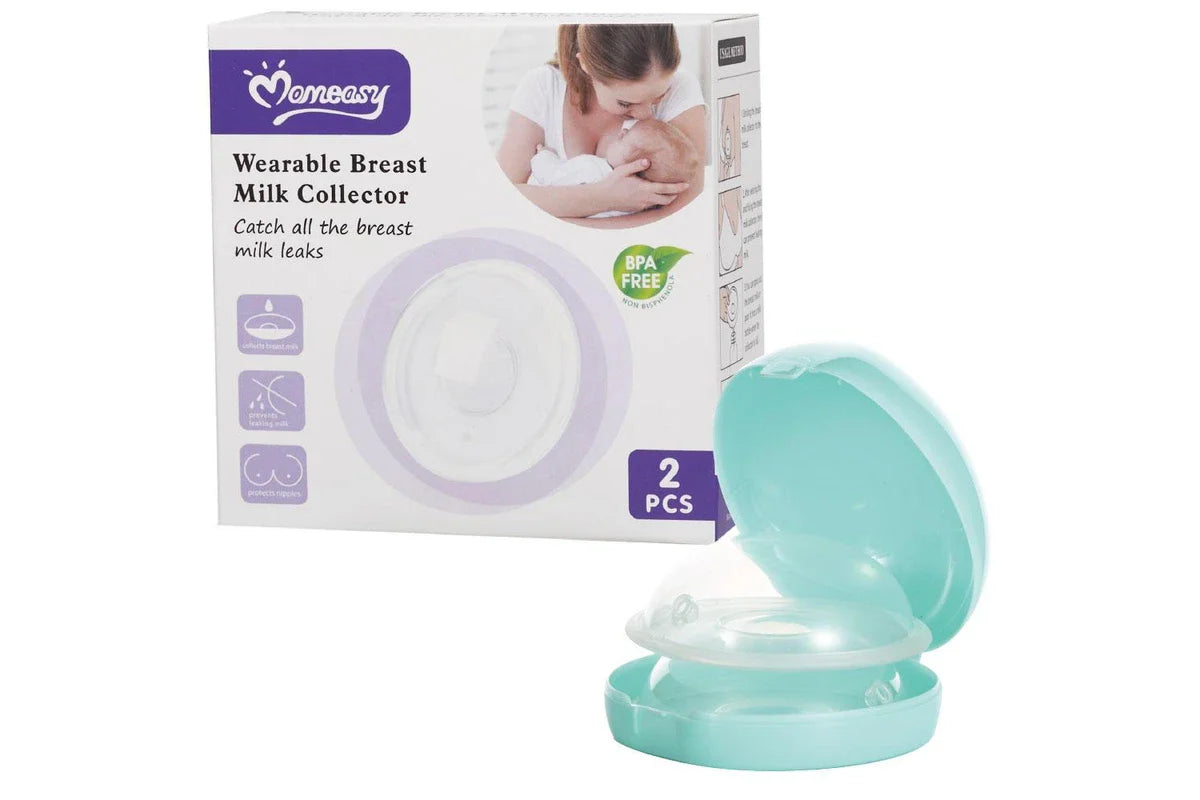 Momeasy Wearable Breast Milk Collector BPA Free And Prevents Leaking M ...