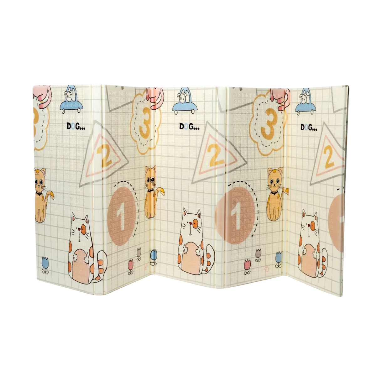 Pibi Jungle Kingdom Animals & Numbers Themed XPE Foldable Double Sided ...