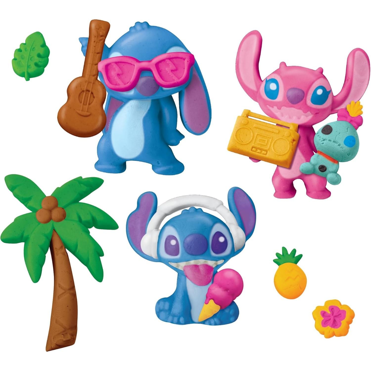 Cra-Z-Art Disney Stitch Figure Dough Modeling Compound Figure Making S ...
